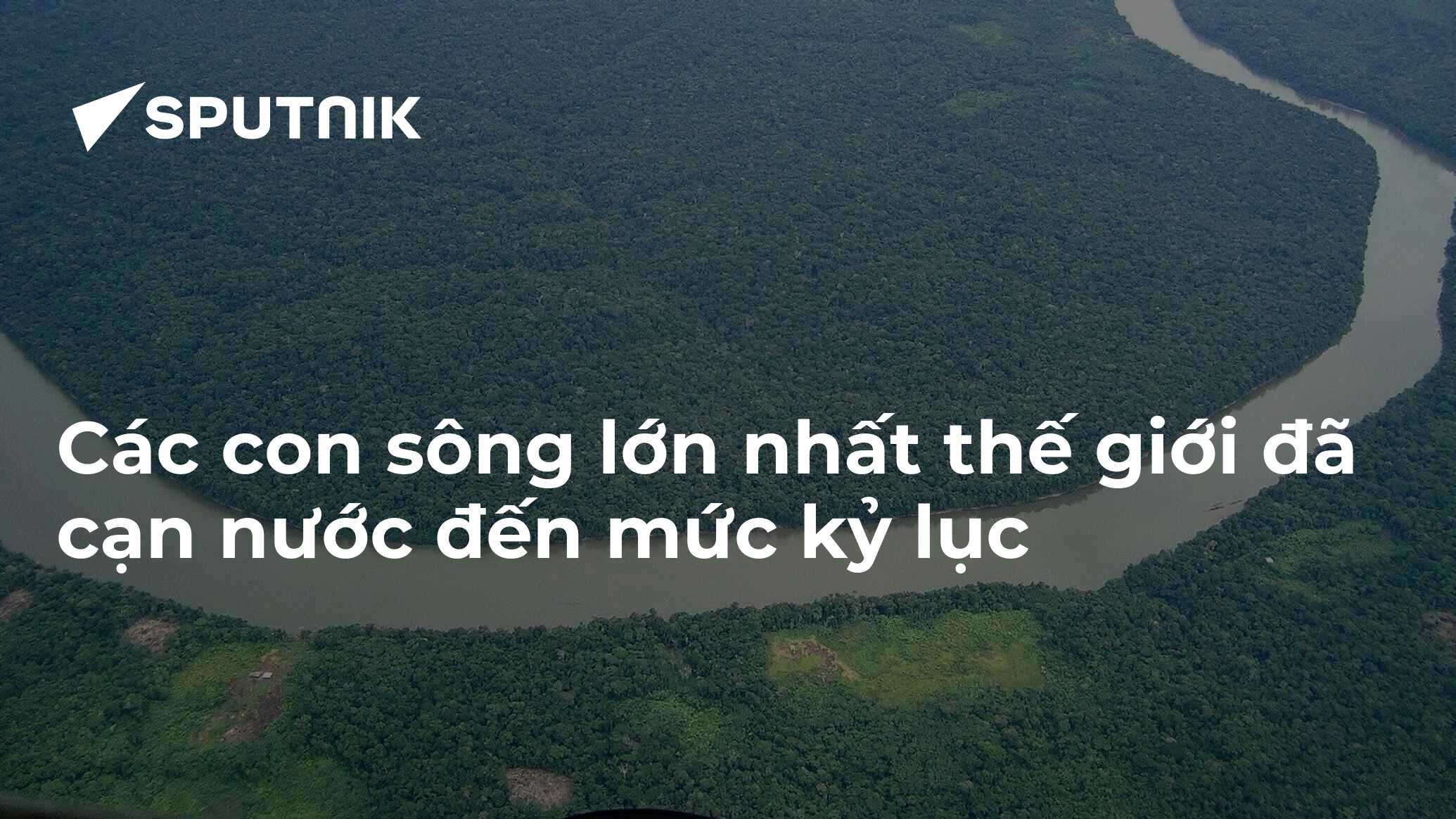Các con sông lớn nhất thế giới đã cạn nước đến mức kỷ lục - 08.10.2024 ...