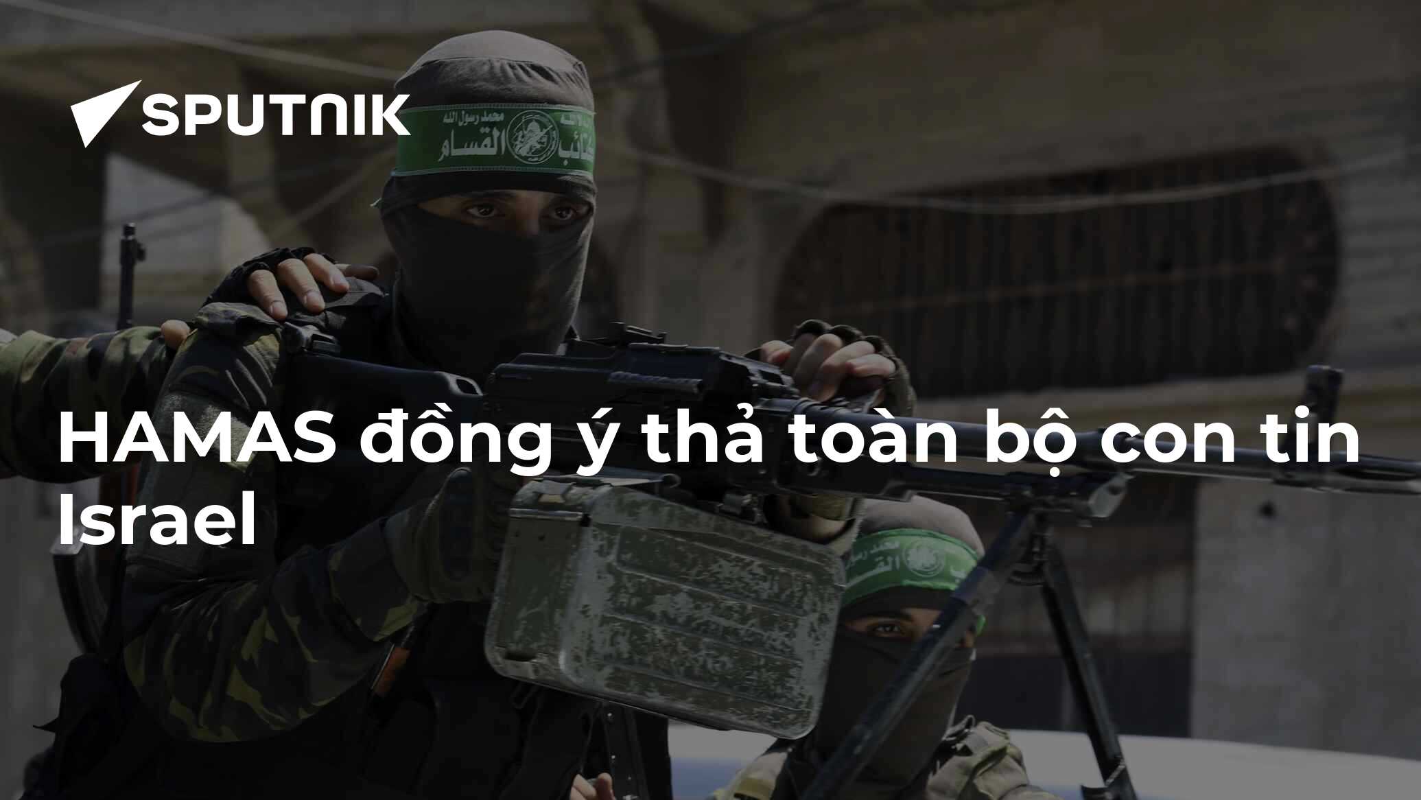 HAMAS đồng ý thả toàn bộ con tin Israel - 09.10.2025, Sputnik Việt Nam