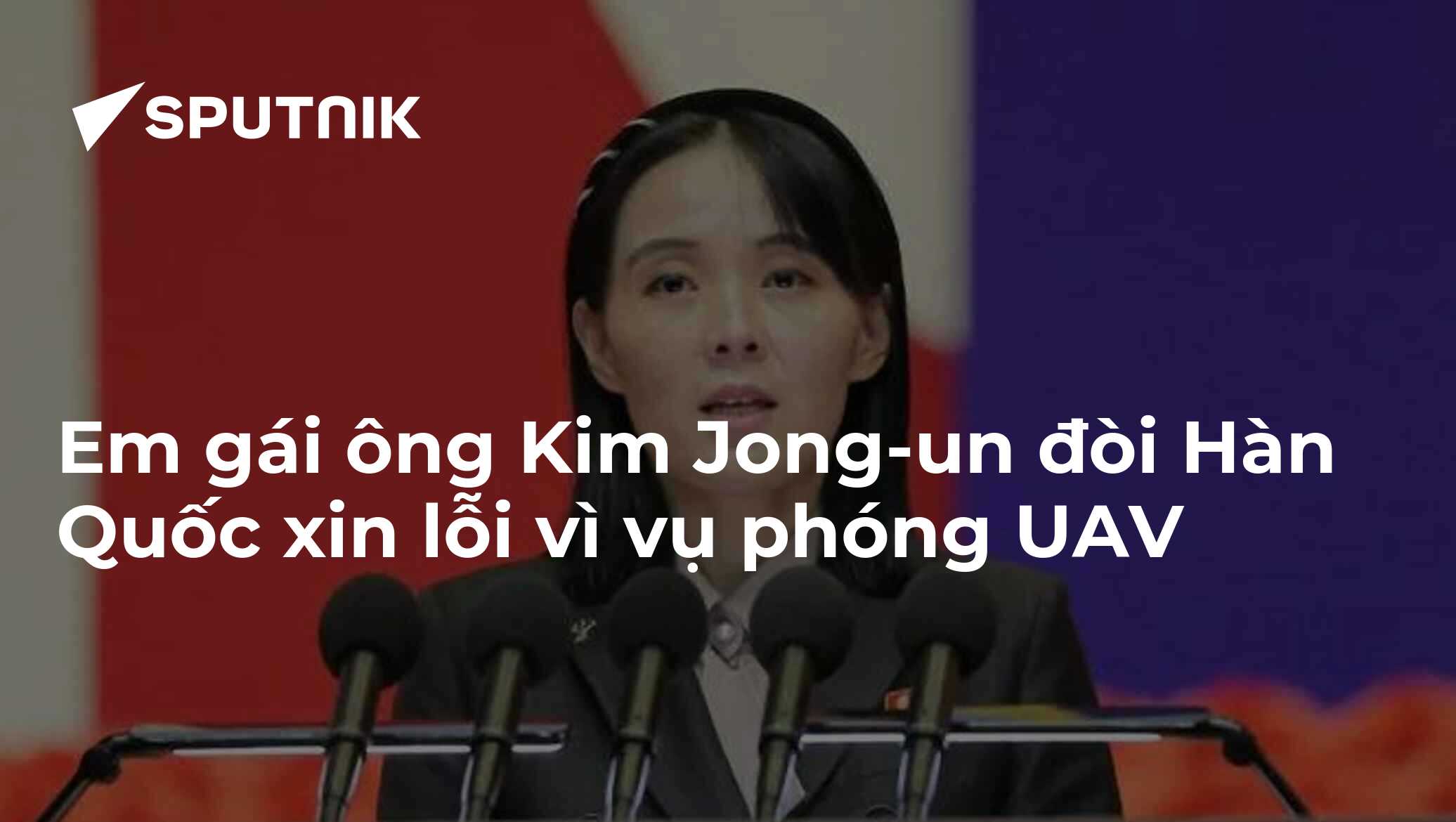 Em gái ông Kim Jong-un đòi Hàn Quốc xin lỗi vì vụ phóng UAV - 13.01. ...