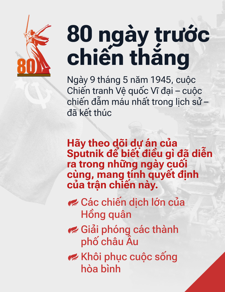Đếm ngược đến ngày kỷ niệm 80 năm chiến thắng của Nga trong Chiến tranh Vệ quốc vĩ đại - 19.02. ...